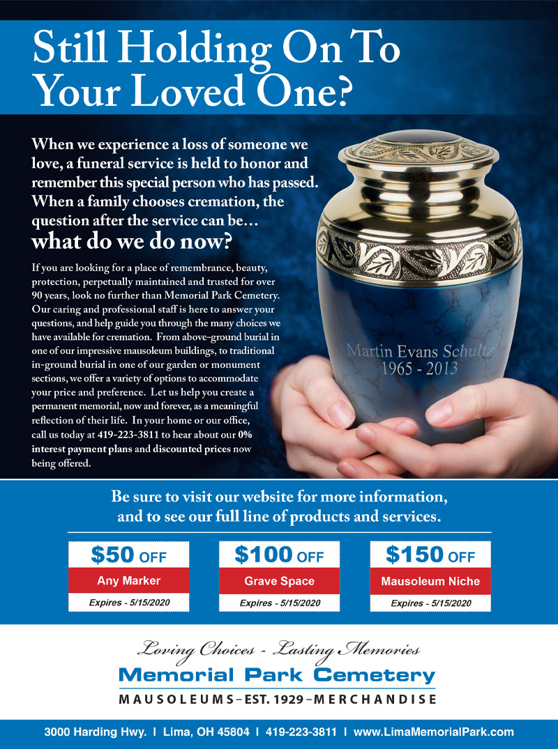 Current Specials - Memorial Park Cemetery